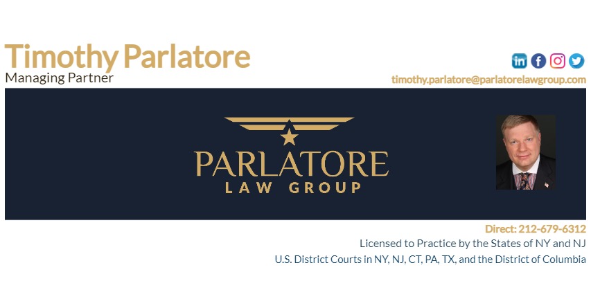 Timothy Parlatore's Business Card